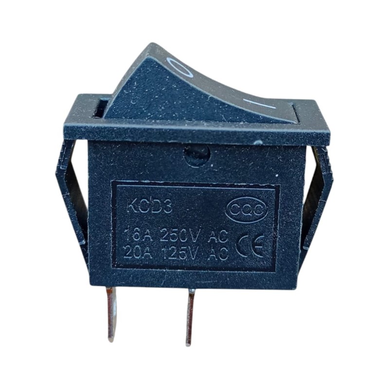 Interruptor / Switch 2 pin Rocket Negro