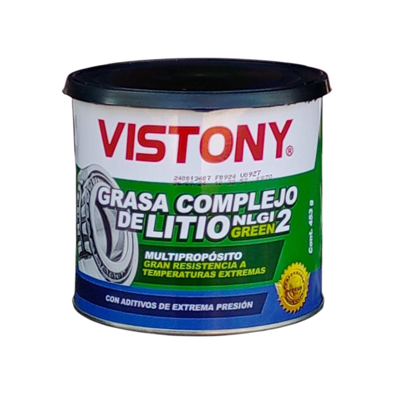 Grasa Complejo de Litio Verde NLGI 2 453g
